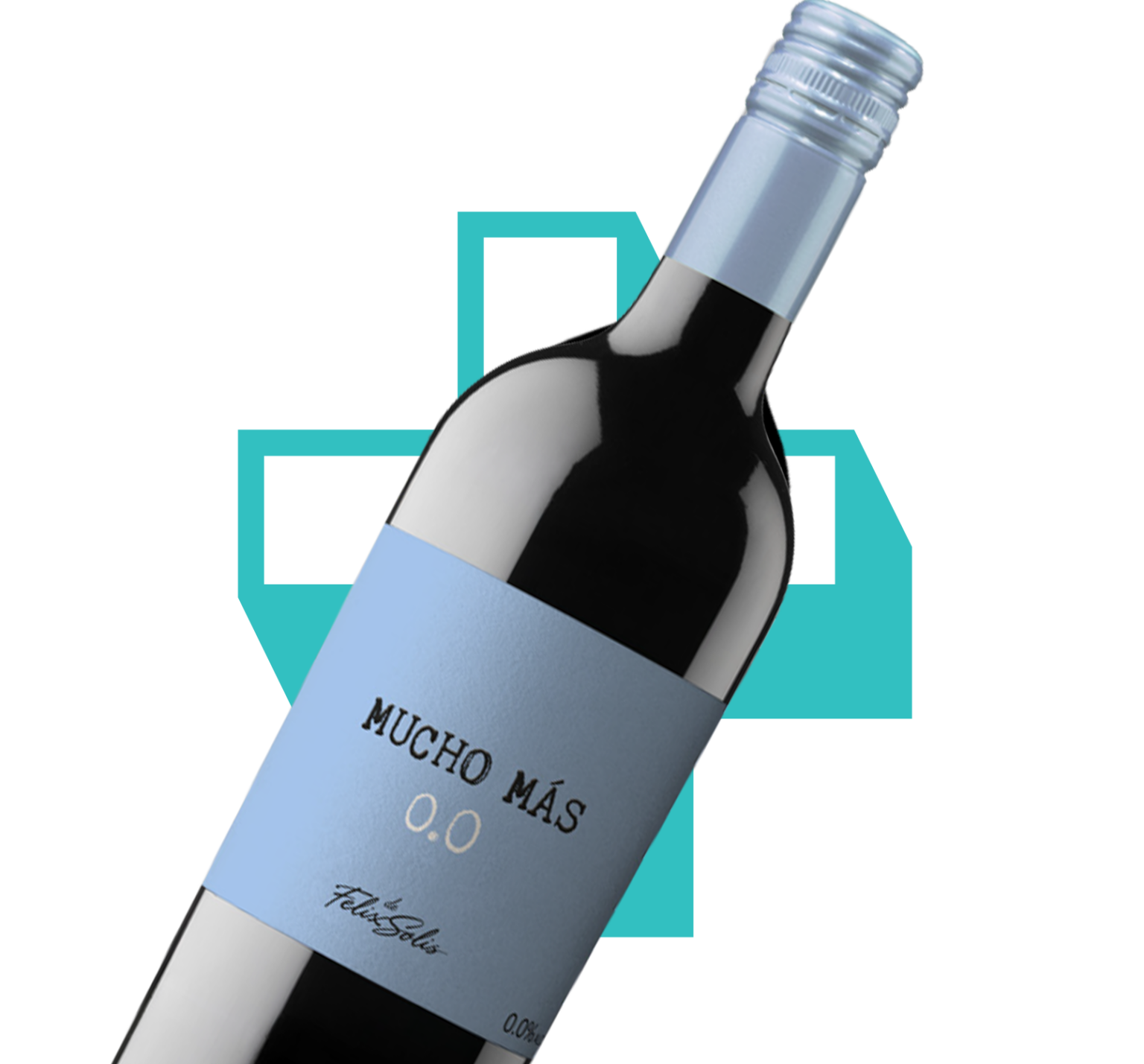 0.0 Rotwine - Mucho Más wine